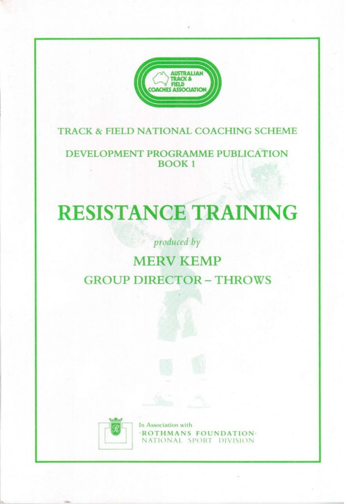 Resistance Training - Australian Track & Field Coaches Association